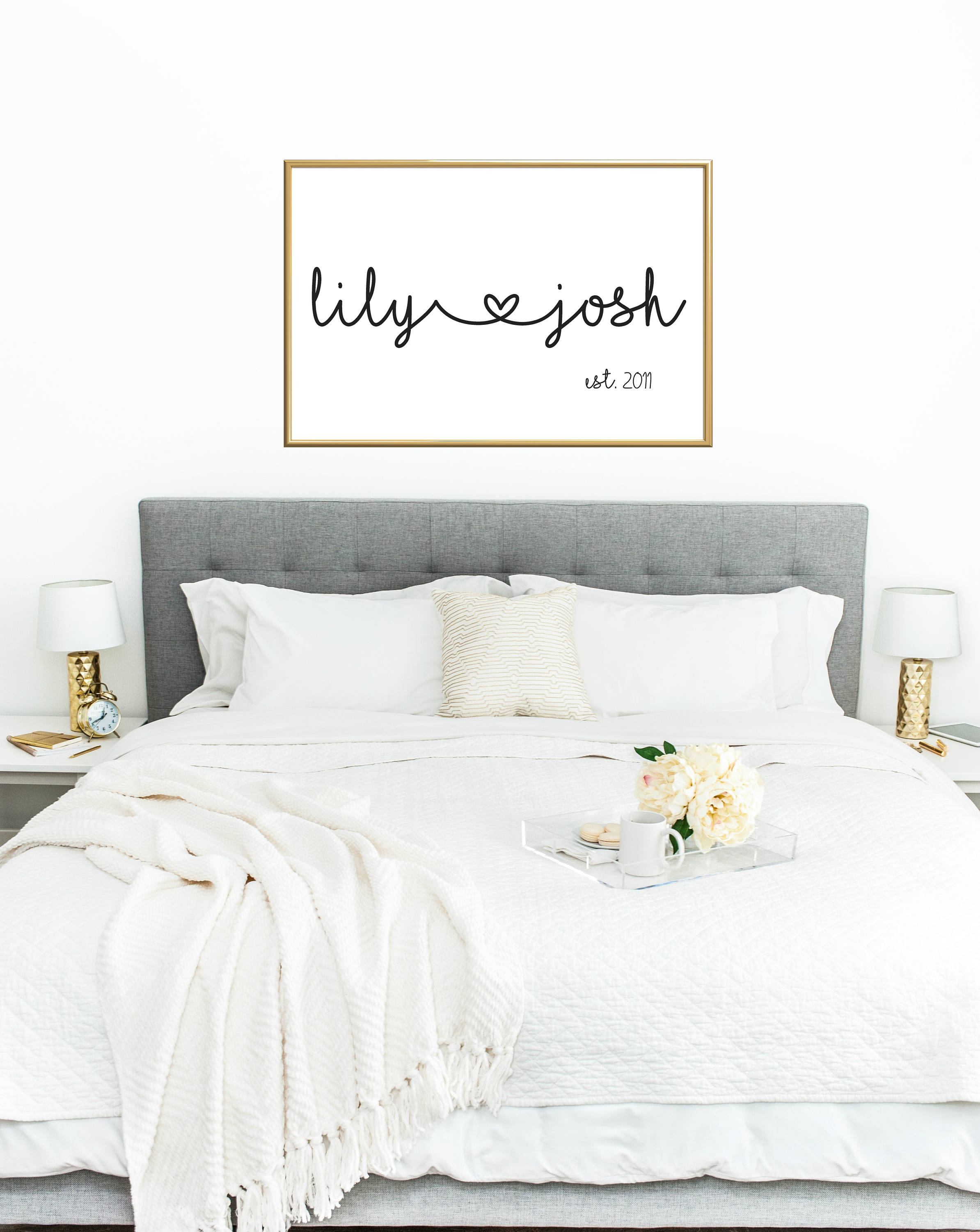 Personalized Couples Wall Art Personalised Couples Wall Etsy