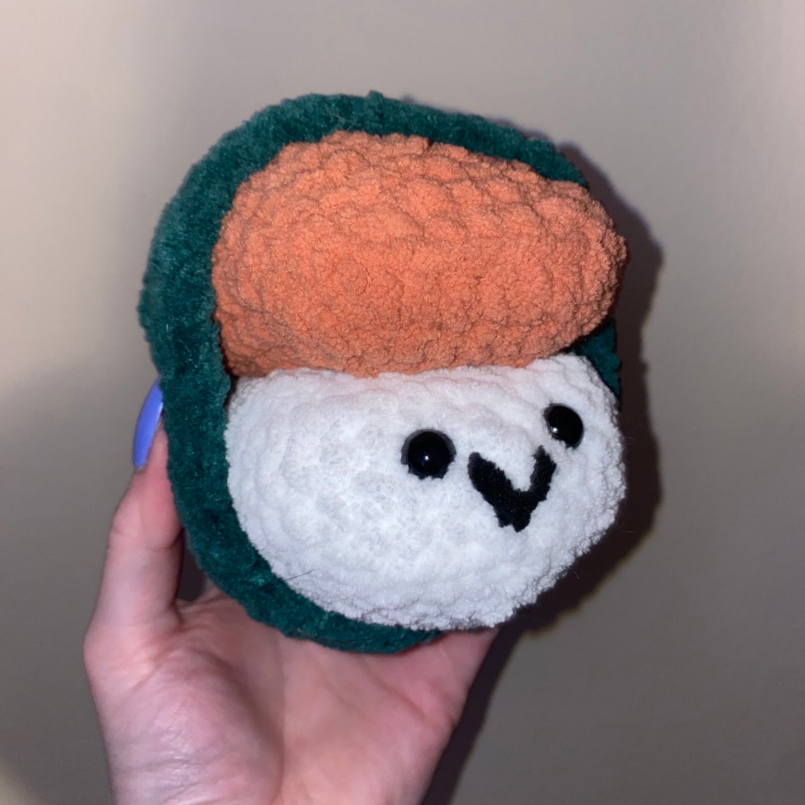 Spam Musubi Crochet Amigurumi Plushie Stuffed Food MADE TO ORDER - Etsy