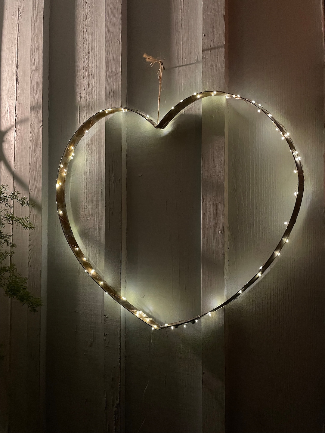 Wine Barrel Solar Heart - Etsy