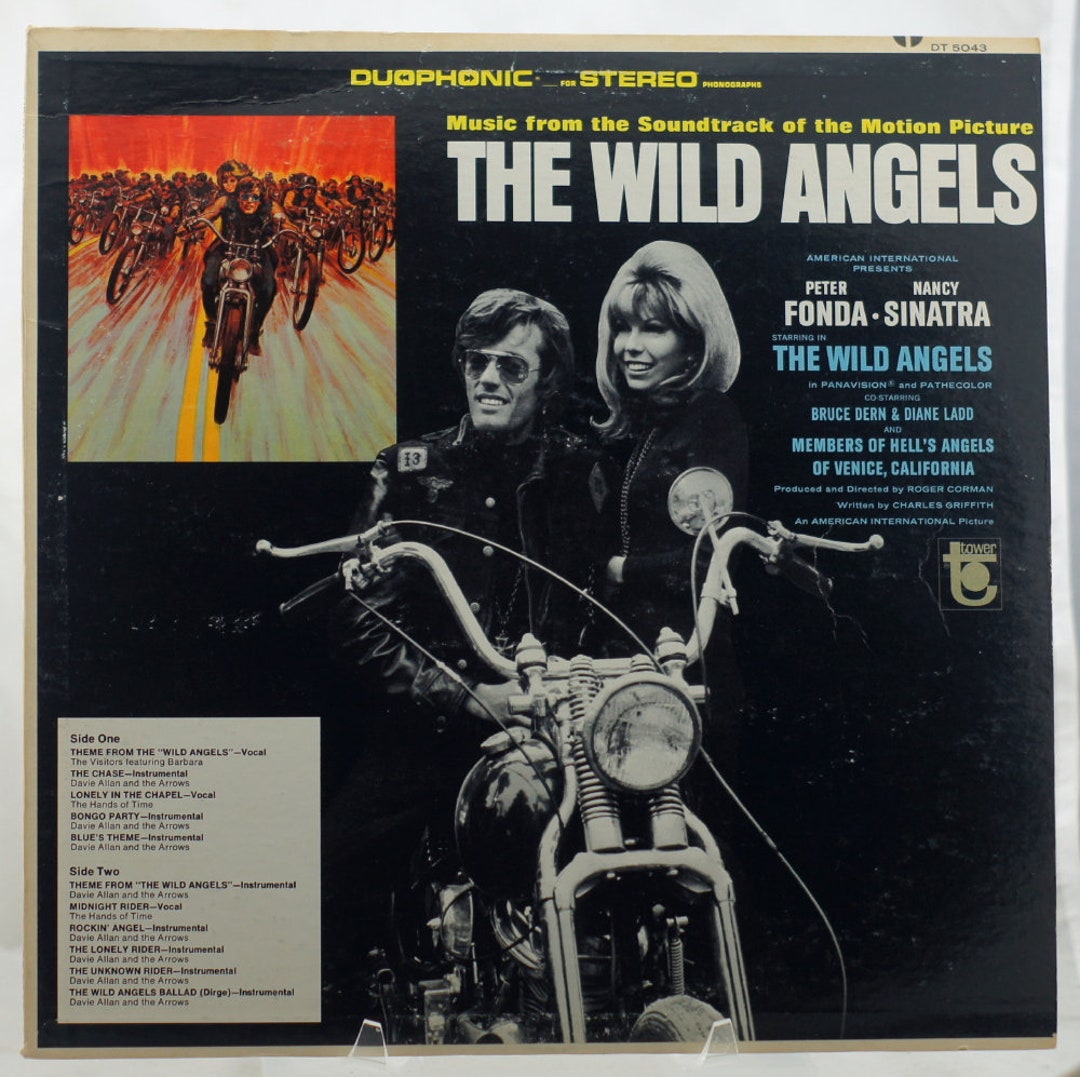 The Wild Angels Soundtrack - 1966 - Tower Records 1st Issue DT 5049 ...