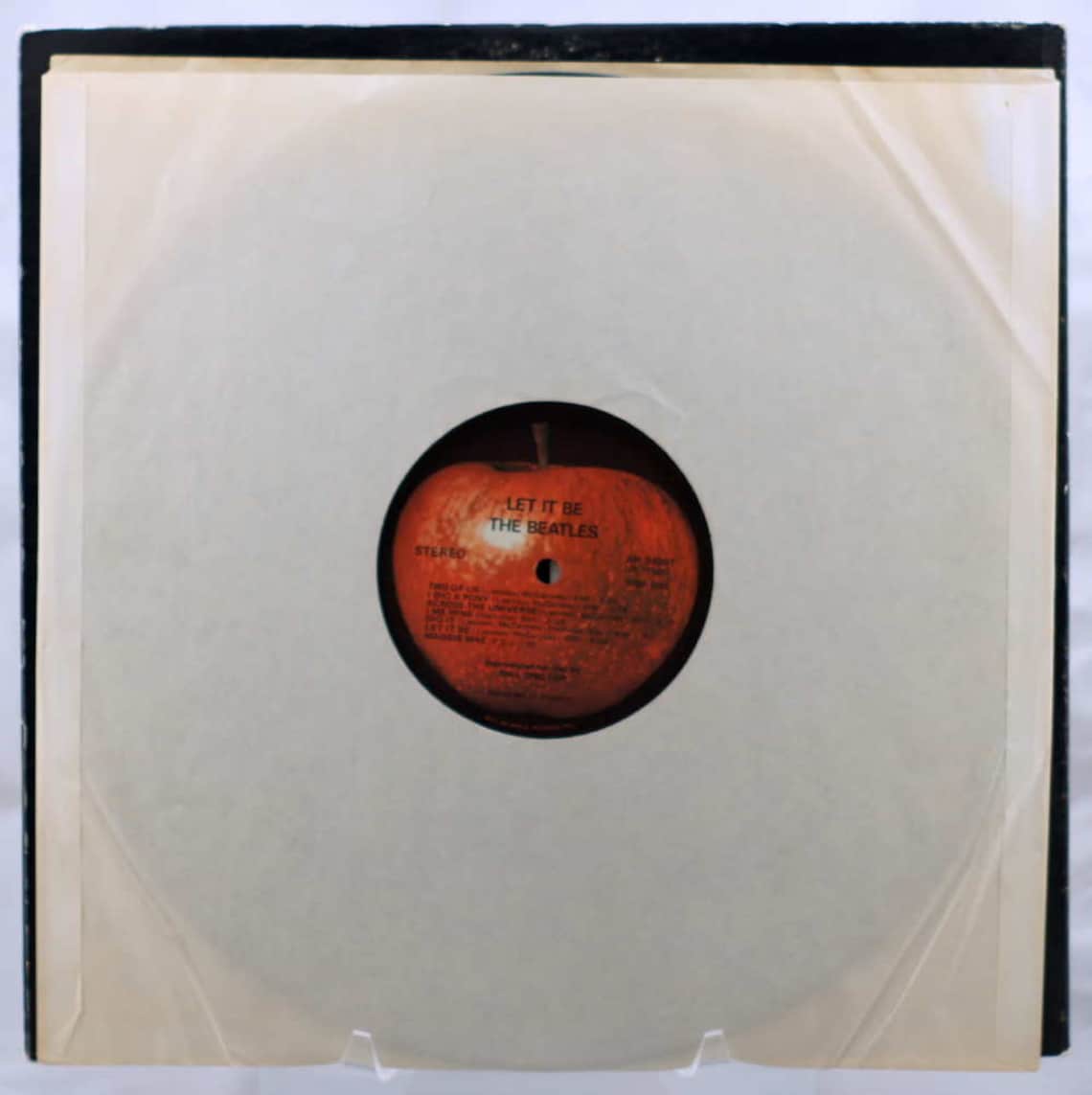 The Beatles - Let It Be - 1st Press - Phil Spector - Red Apple Label ...