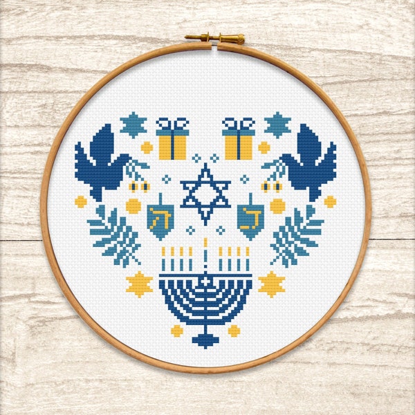 Jewish Cross Stitch - Etsy
