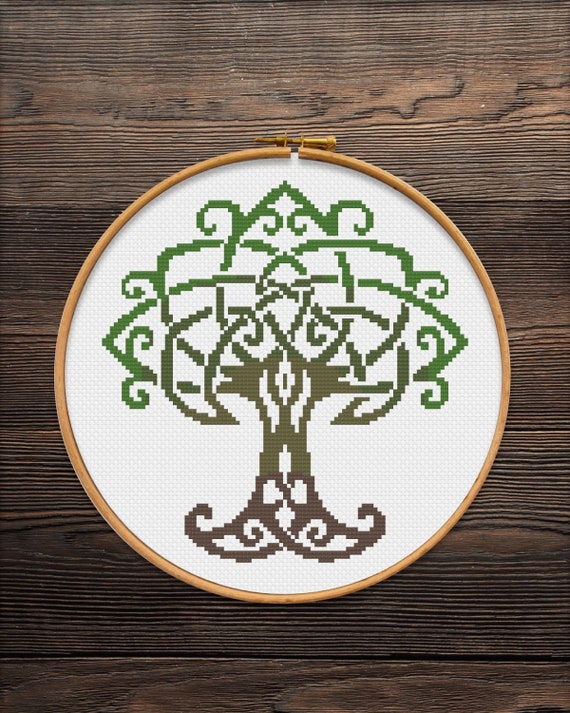 Tree of Life Cross Stitch Pattern PDF Instant Download - Etsy