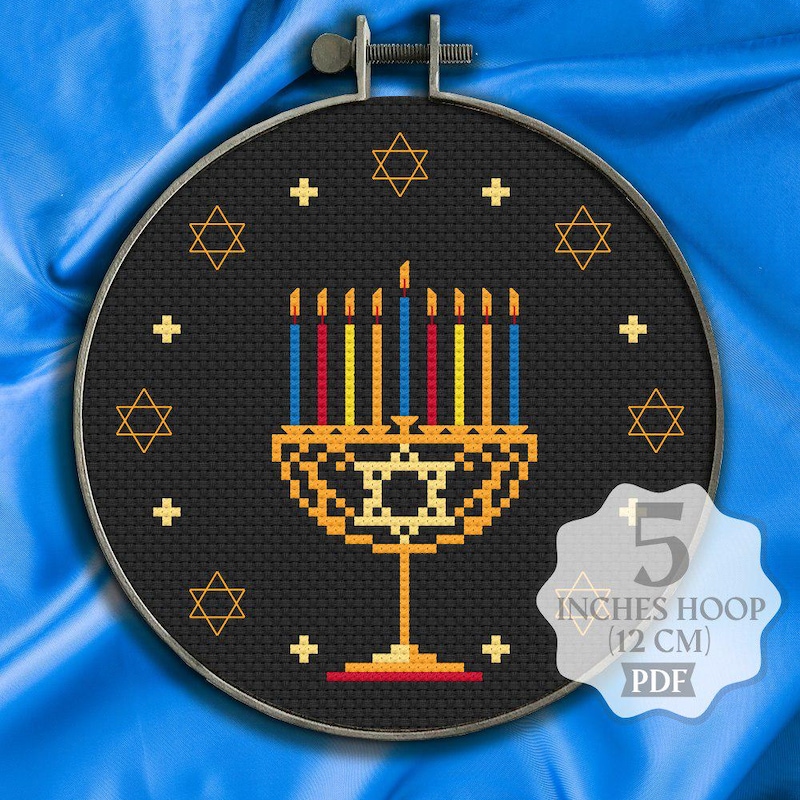 Jewish Cross Stitch - Etsy UK
