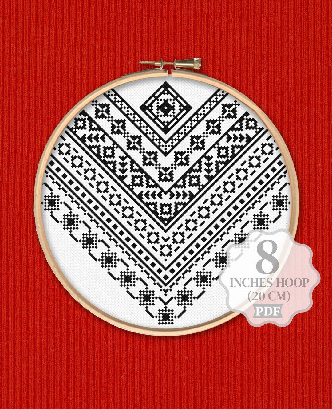 Abstract Cross Stitch Patterns Borders Cross Stitch Pattern Square ...