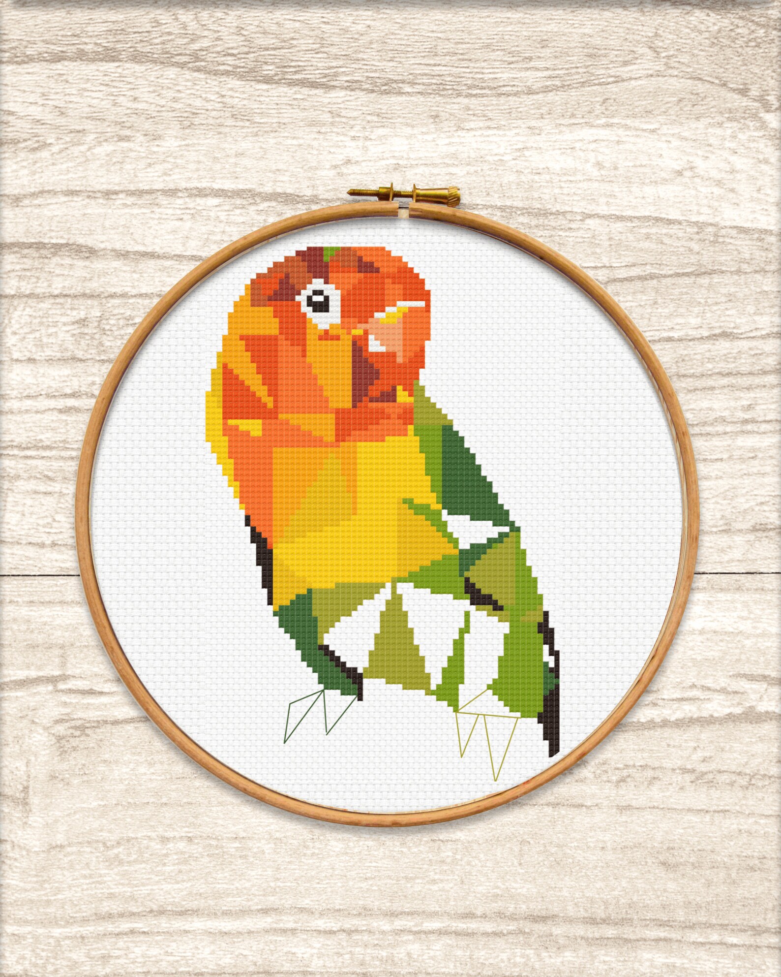 Parrot Cross Stitch Pattern for Digital Download Macaw Cross - Etsy