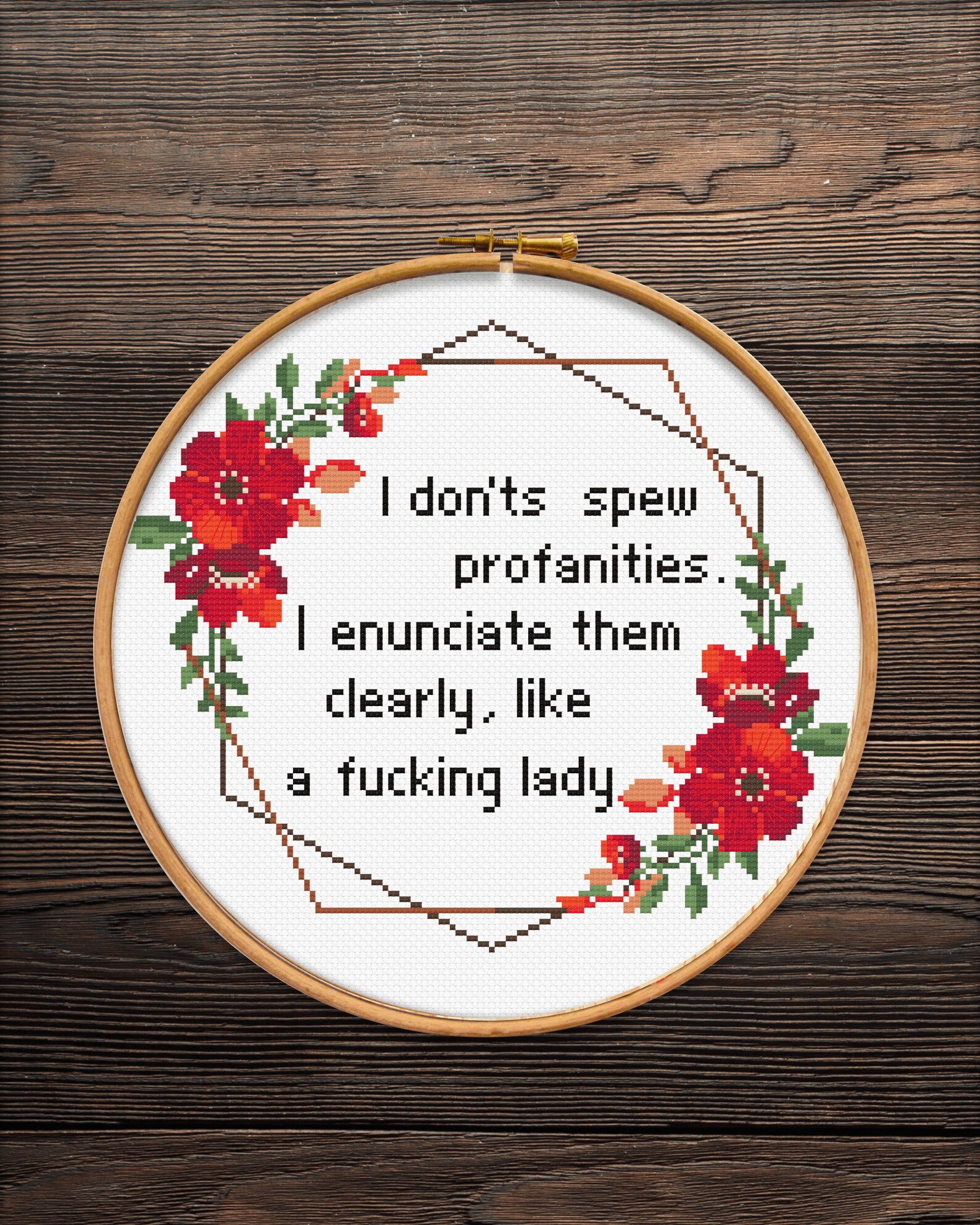 Sassy Subversive Cross Stitch Pattern PDF Instant Download - Etsy