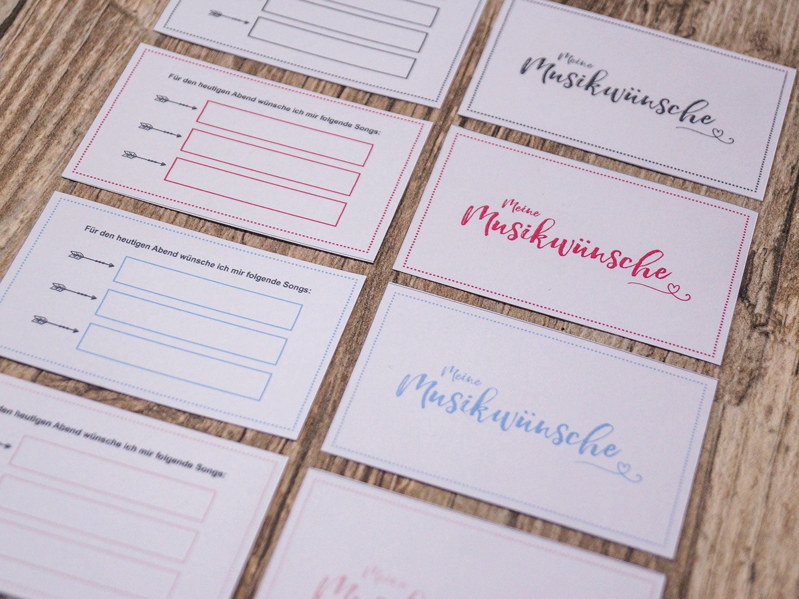 Music Requests | Celebration | PDF Printable - Etsy
