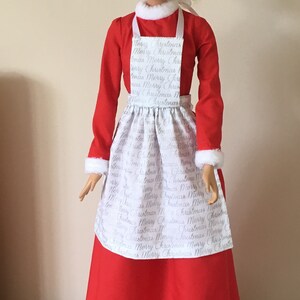 Christmas Costume Pattern to Fit 28in Fashion Doll - Etsy Australia