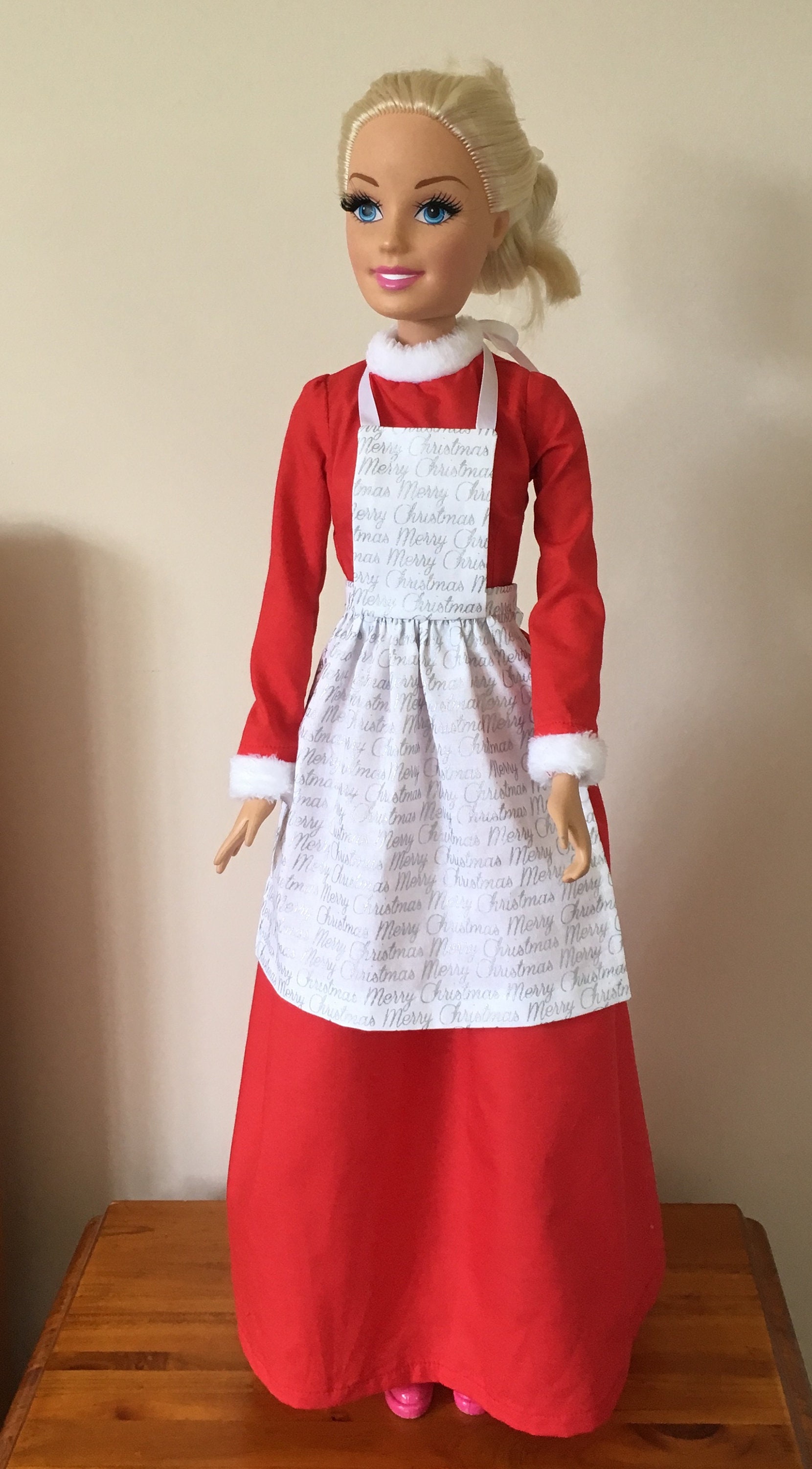 Christmas Costume Pattern to Fit 28in Best Fashion Friend - Etsy Australia