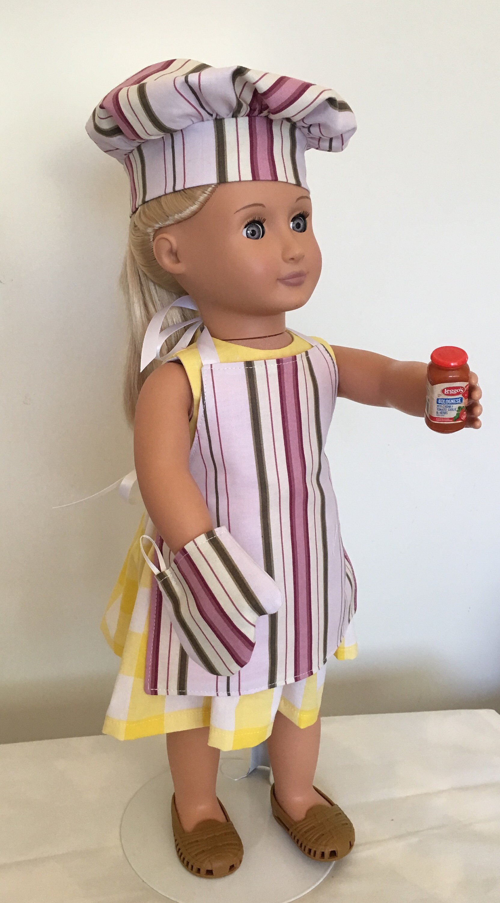 Chef's Outfit Pattern to Fit 18in Soft-bodied Dolls Like | Etsy