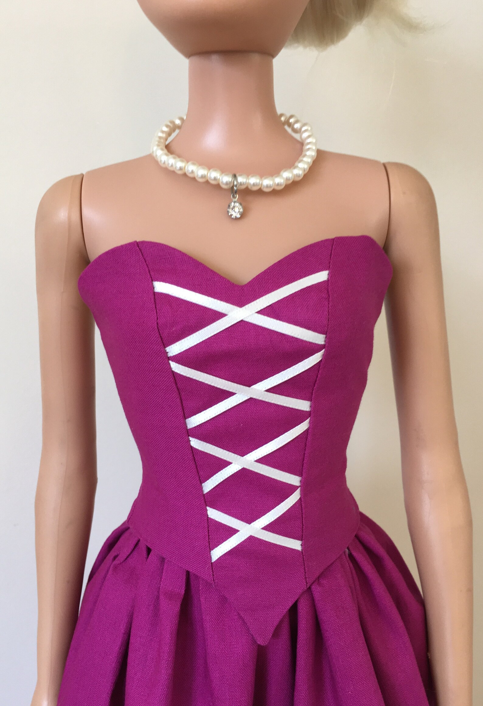 Corset Bodice Dress Patterns for 28in Best Fashion Friend - Etsy Hong Kong