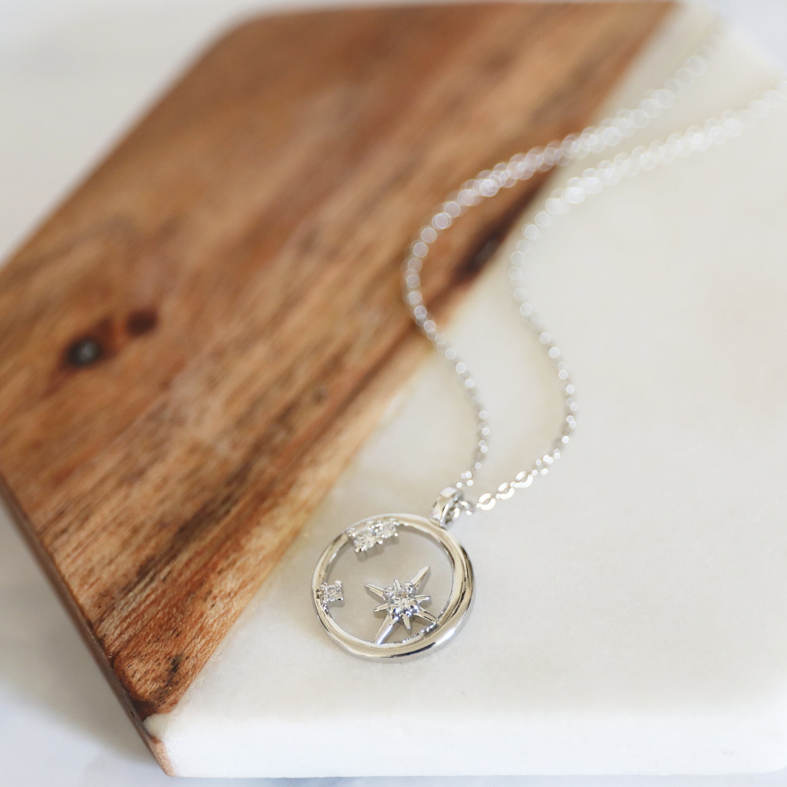 Silver Star Pendant Necklace Star Necklace birthday Gift - Etsy