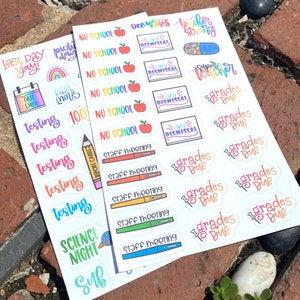Teacher Planner Stickers! - Teacher Appreciation Gift - Etsy