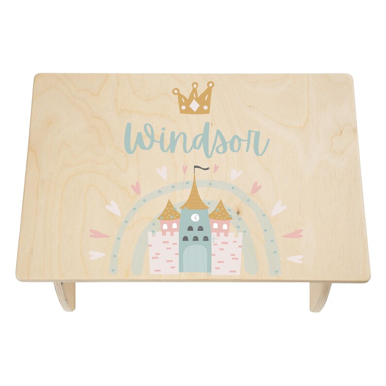 Princess Toddler Step Stool, Step Stool for Girls, Personalized ...