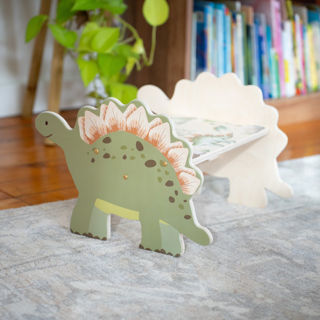Dinosaur Toddler Step Stool, Easter Gift for Kids, Step Stool for Kids ...