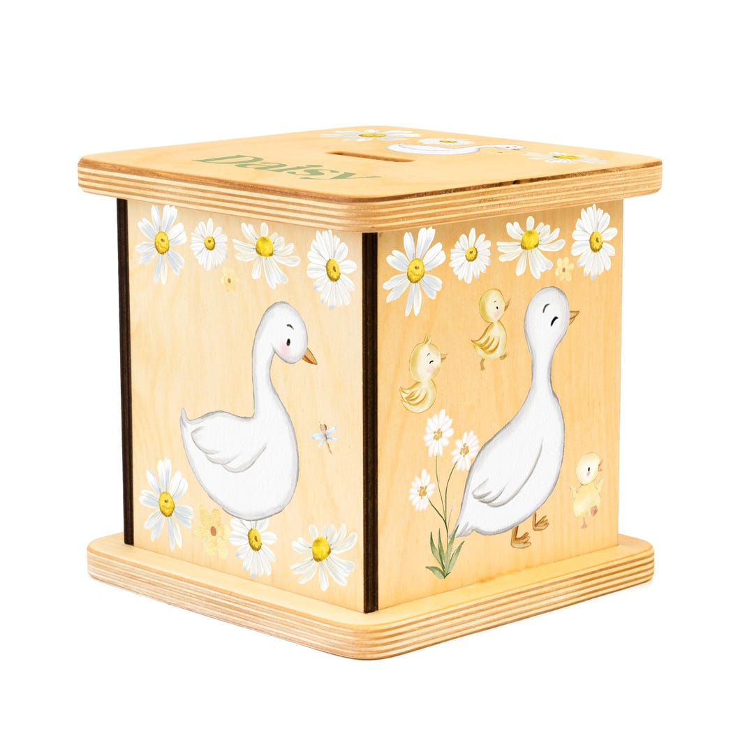Daisy Goose Piggy Bank Personalized Gift, Fun Piggy Bank for Boys ...