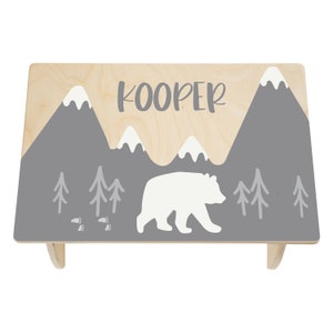 Woodland Step Stool for Kids, Toddler Step Stool, Easter Gift for Kids ...