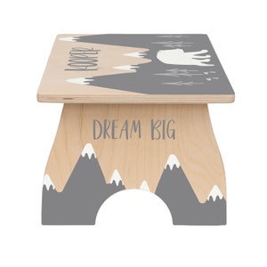 Woodland Step Stool for Kids, Toddler Step Stool, Easter Gift for Kids ...