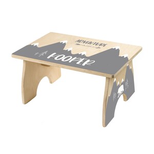 Woodland Step Stool for Kids, Toddler Step Stool, Easter Gift for Kids ...