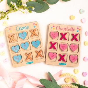 Tic Tac Toe Valentine, Valentines Day Gift for Kids, Valentine for ...