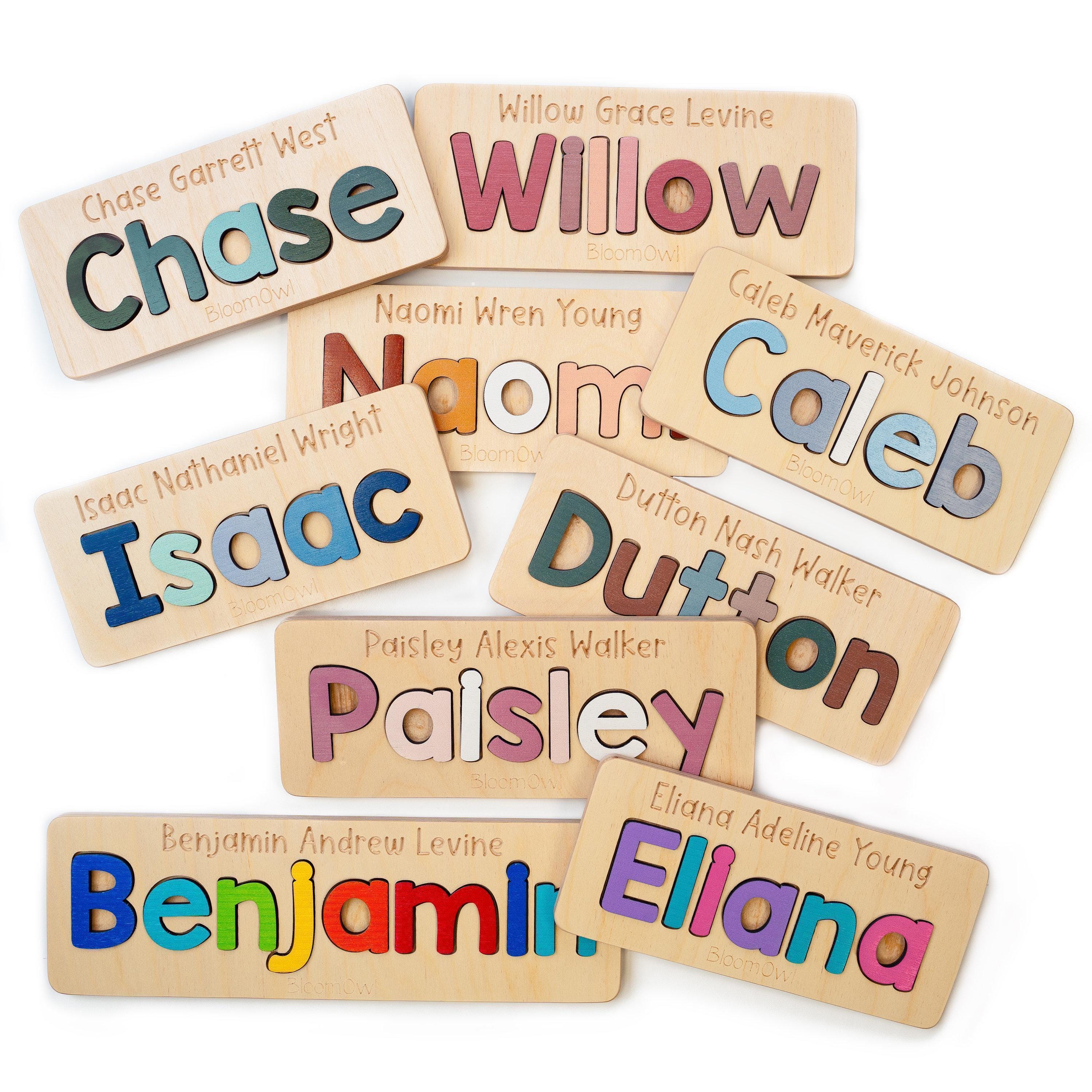 Personalized Wooden Name Puzzle | New Style | Exclusively on Etsy - Etsy