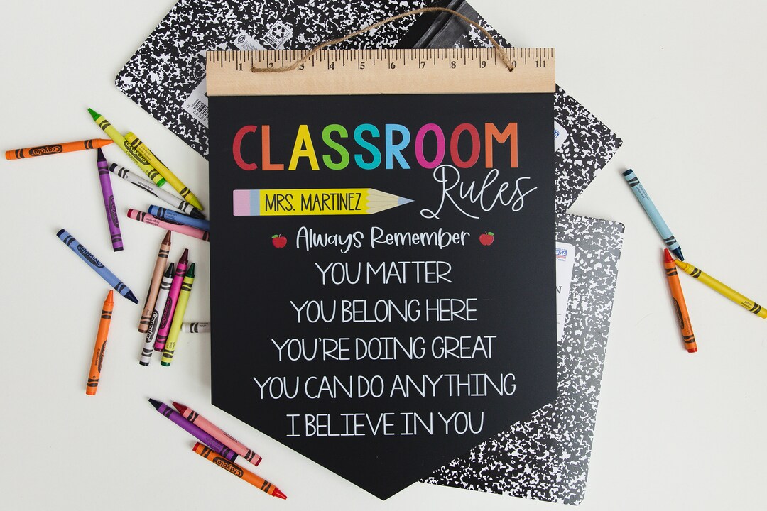 Teacher Appreciation Gift, Name Sign, End of Year Teacher Gift ...