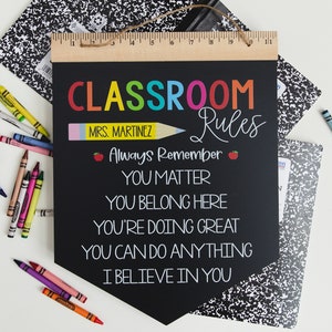 Teacher Appreciation Gift, Name Sign, End of Year Teacher Gift ...