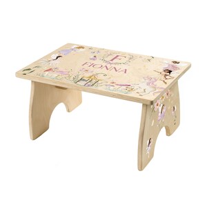 Fairy Toddler Step Stool, Step Stool for Girls, Personalized Childrens ...