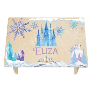 Ice Princess Toddler Step Stool, Step Stool for Girls, Personalized ...
