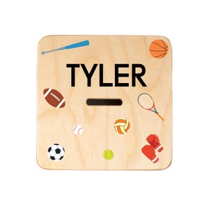 Sports Piggy Bank, Nursery Decor, Personalized Easter Gifts, Coin Bank ...