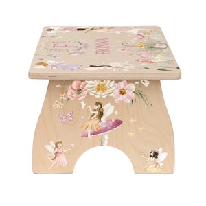 Fairy Toddler Step Stool, Step Stool for Girls, Personalized Childrens ...