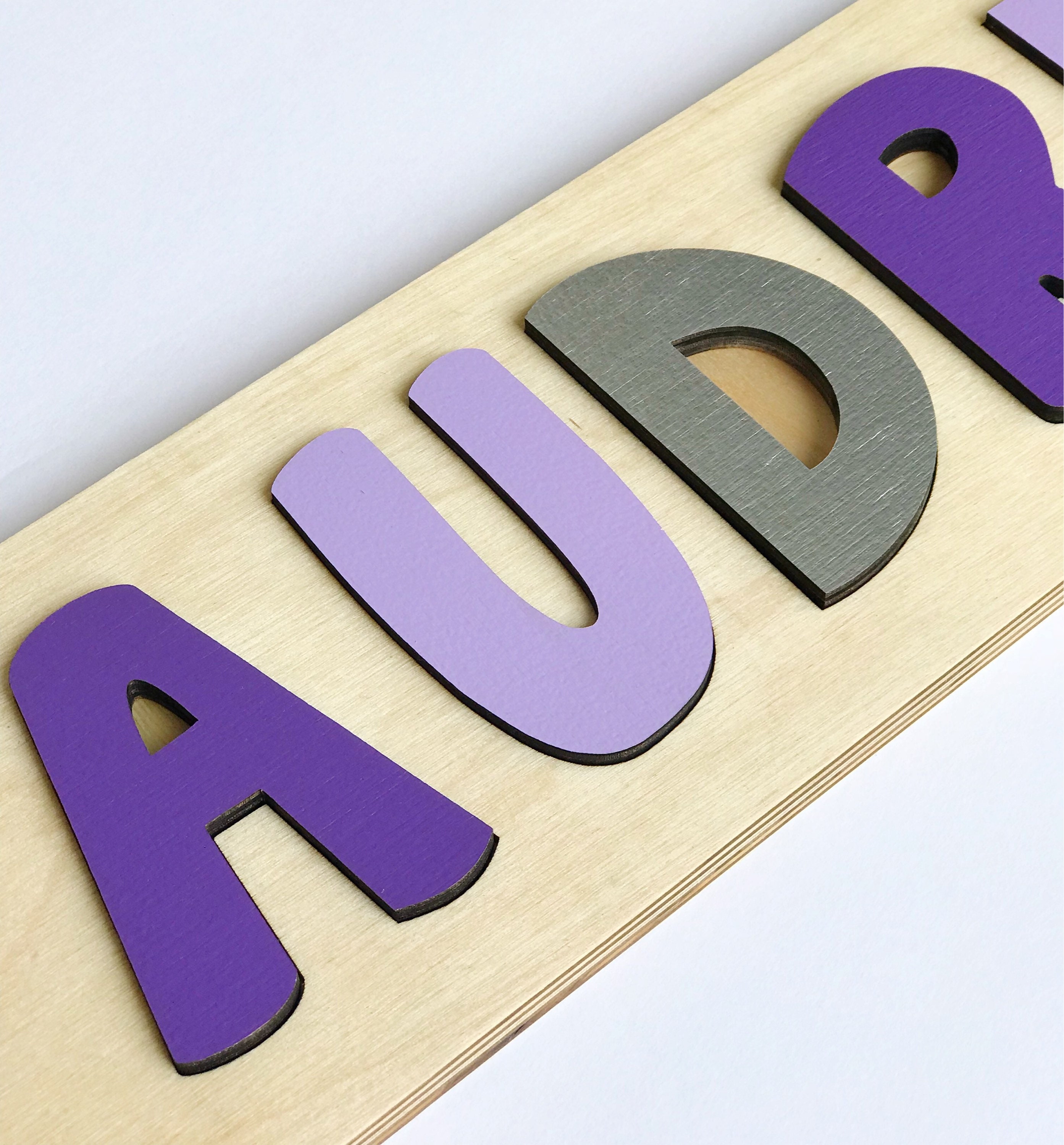 Wooden Name Puzzle With Heart Personalized Gifts for Girls - Etsy