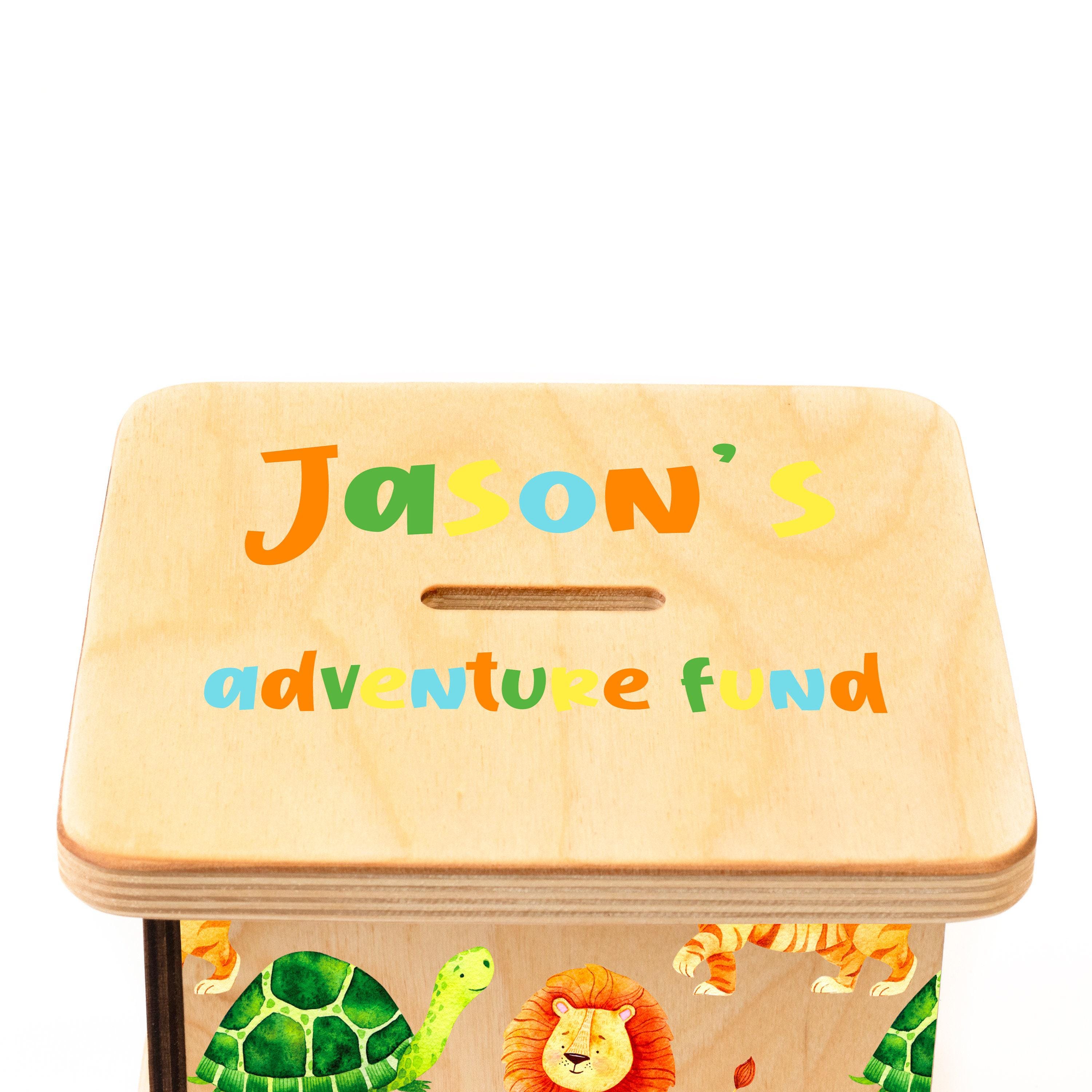 Personalized Piggy Bank, Easter Gifts, Coin Bank for Kids, Safari ...
