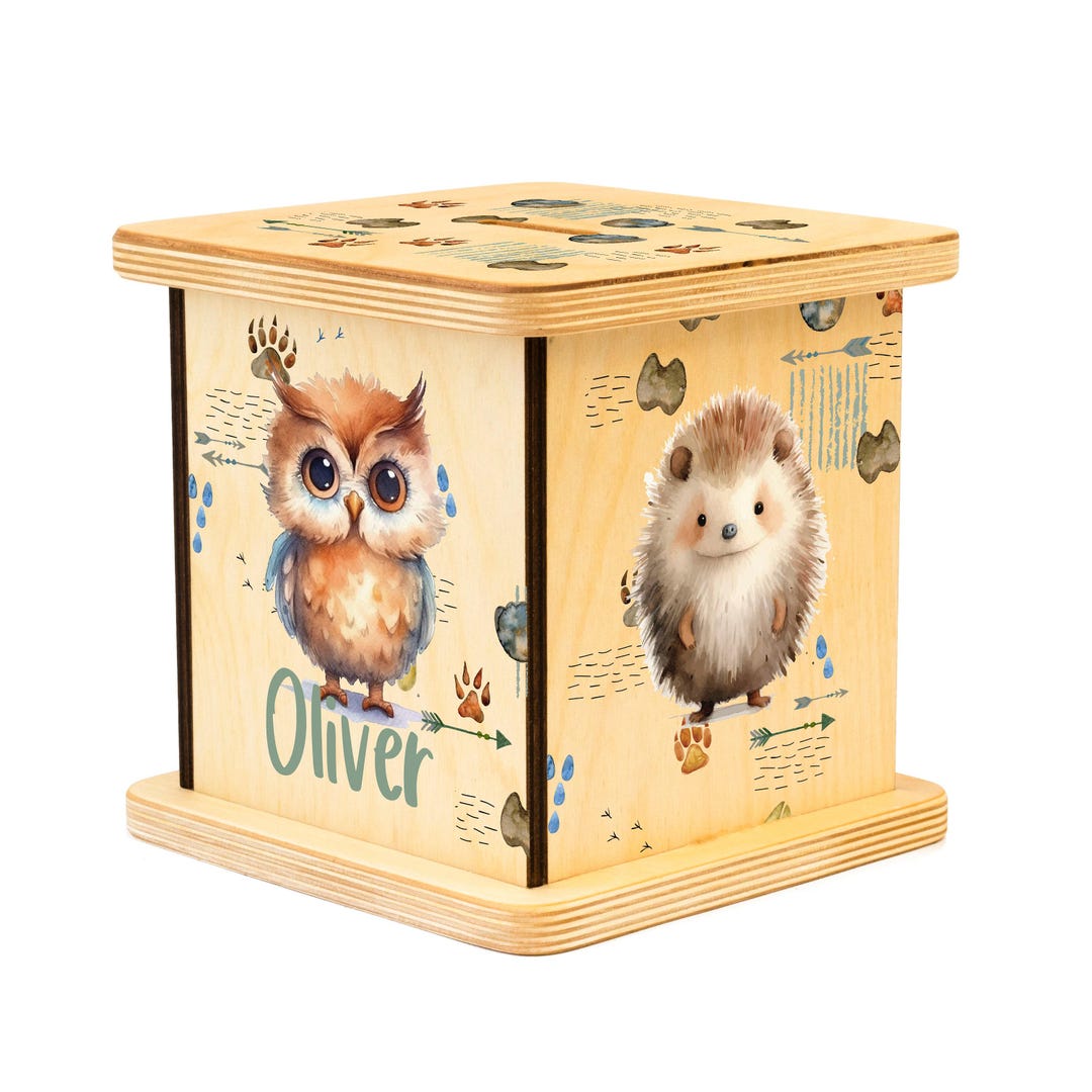 Woodland Piggy Bank, Easter Gifts for Kids, Woodland Nursery Decor, Owl ...