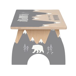 Woodland Step Stool for Kids, Toddler Step Stool, Easter Gift for Kids ...