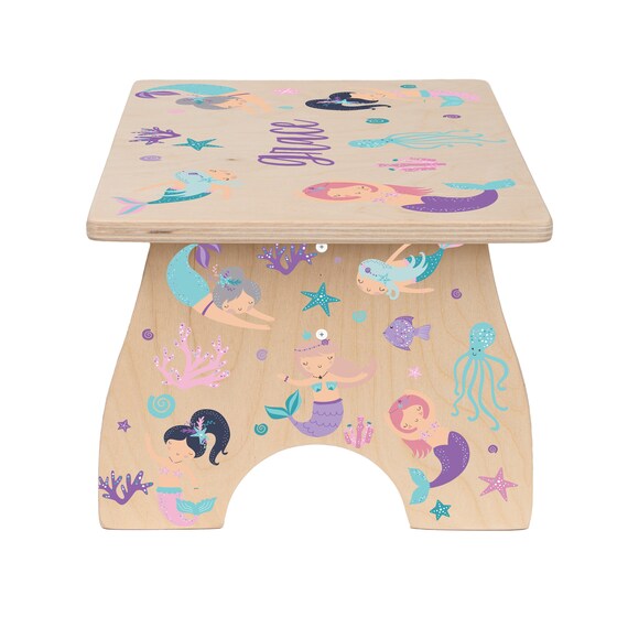 Mermaid step stool store
