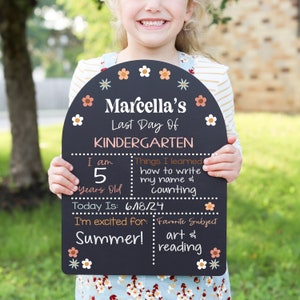 First Day of School Sign, Back to School Chalkboard, Reusable 1st Day ...