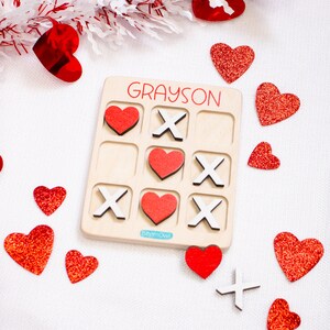 Tic Tac Toe Valentine, Valentines Day Gift for Kids, Valentines for ...
