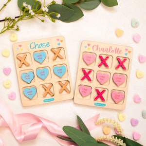 Tic Tac Toe Valentine, Valentines Day Gift for Kids, Valentine for ...