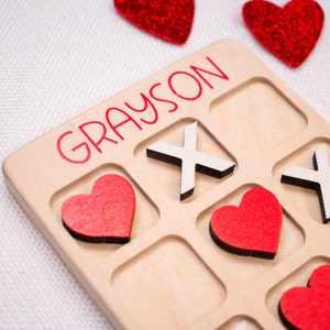 Tic Tac Toe Valentine, Valentines Day Gift for Kids, Valentines for ...