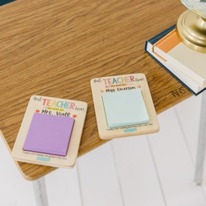 Teacher Appreciation Gifts, Sticky Note Holder, Post It Holder ...