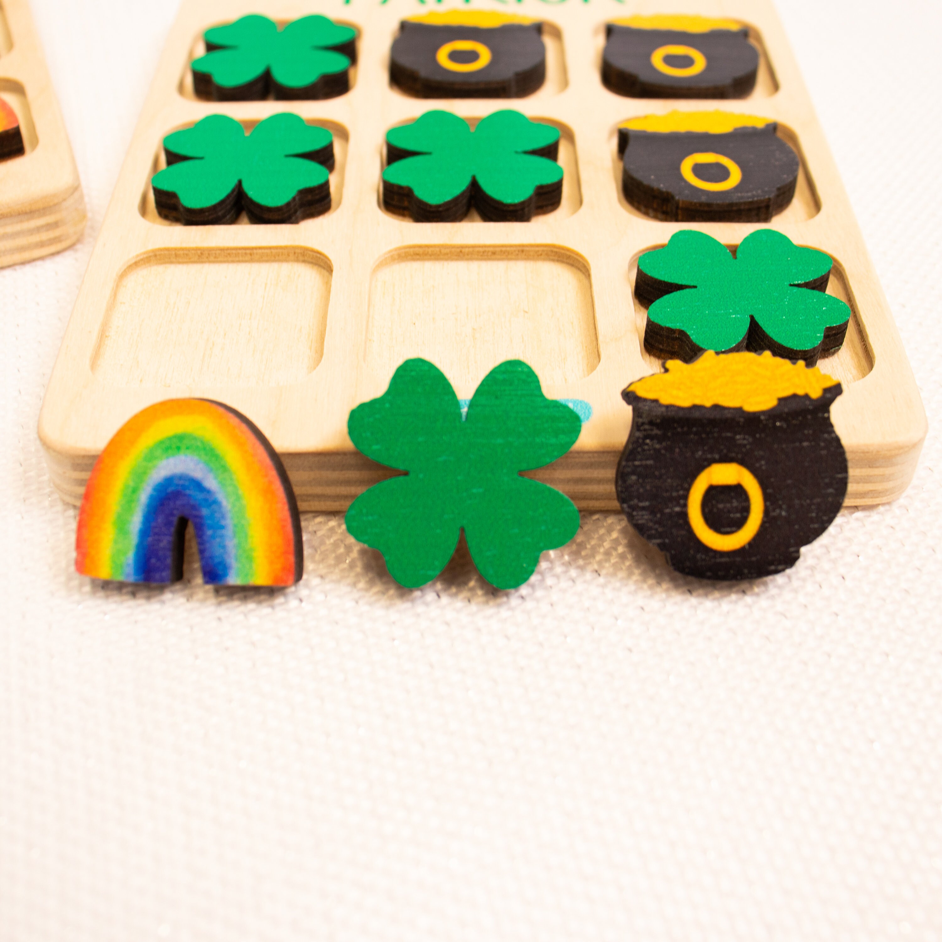 Tic Tac Toe St Patricks Day Gifts for Kids, St Pattys Day, Wooden Kids ...