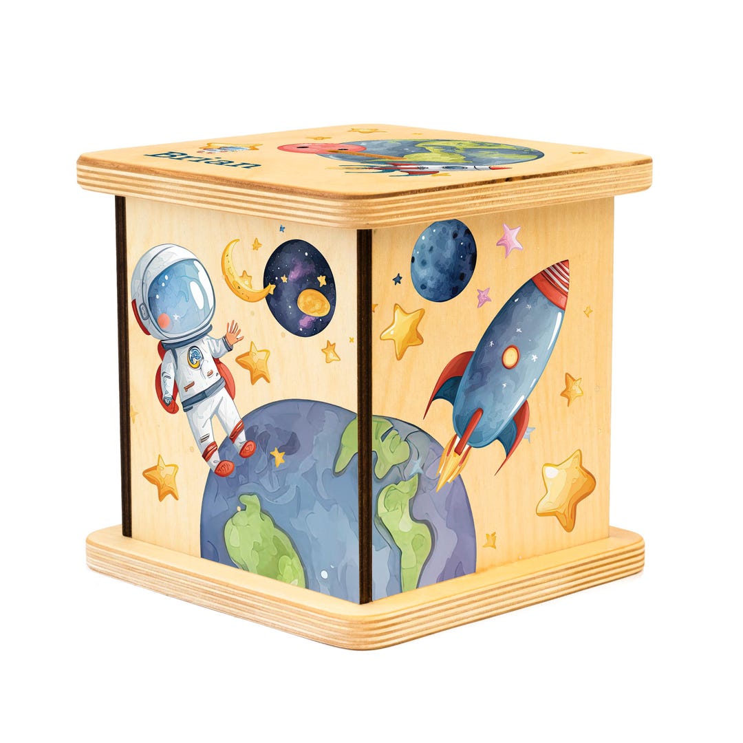 Space Piggy Bank, Personalized Coin Bank, Easter Gifts for Boys, First ...