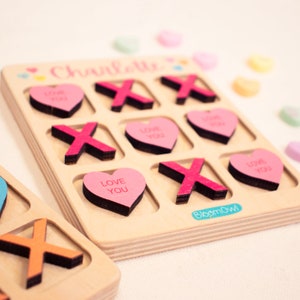Tic Tac Toe Valentine, Valentines Day Gift for Kids, Valentine for ...