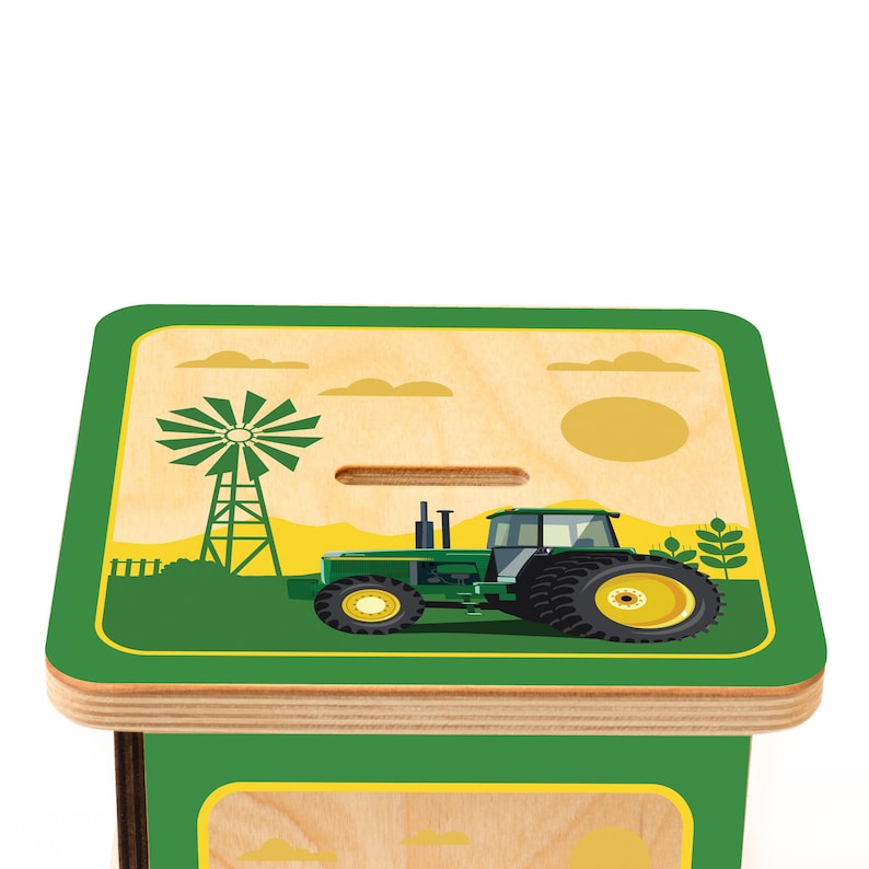 Tractor Piggy Bank, Personalized Coin Bank, Christmas Gifts for Boys ...