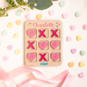 Tic Tac Toe Valentine, Valentines Day Gift for Kids, Valentine for ...
