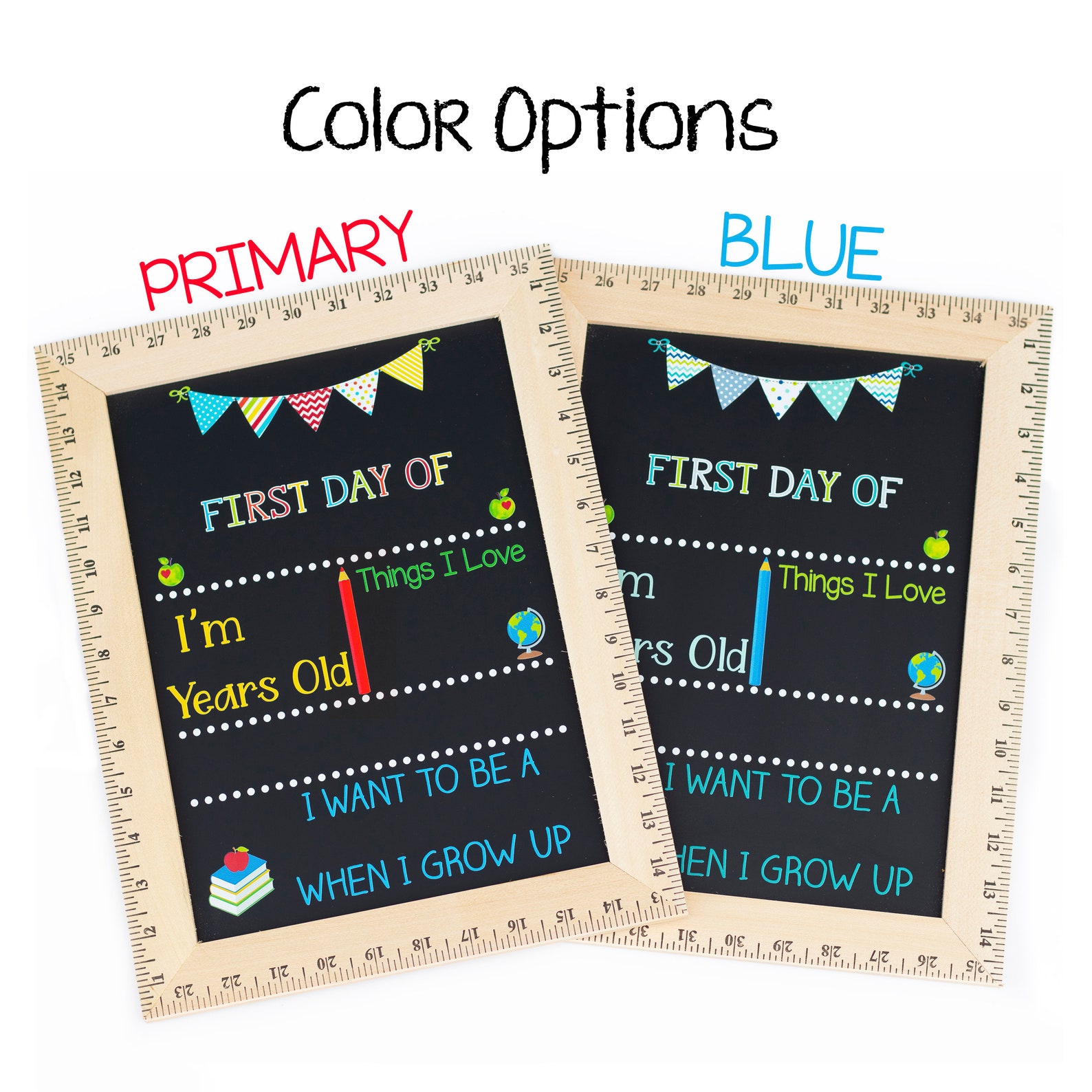 First Day of School Sign, First Day of Kindergarten, 1st Day of ...