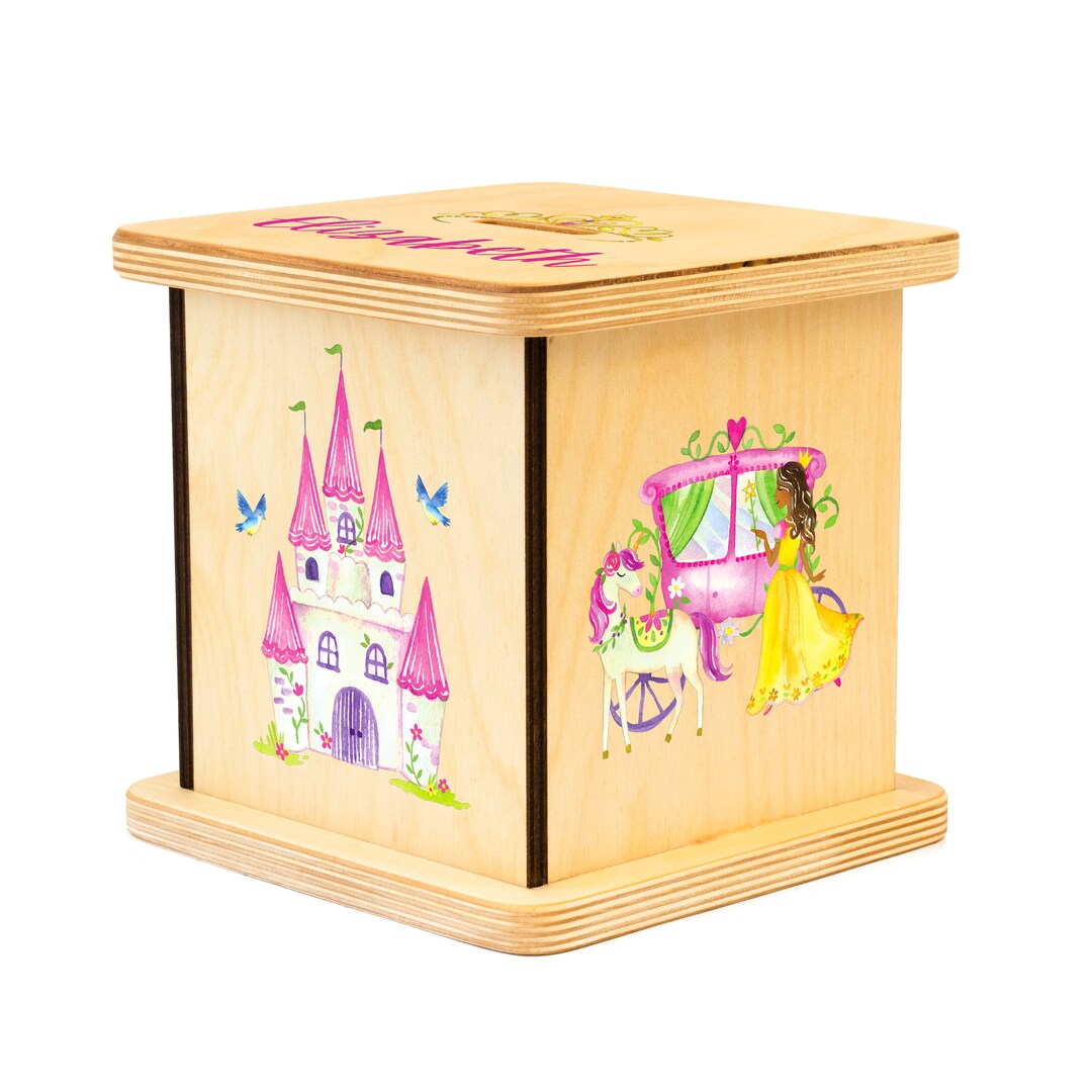 Princess Piggy Bank, Easter Gifts for Girl, Personalized Gift for Girl ...