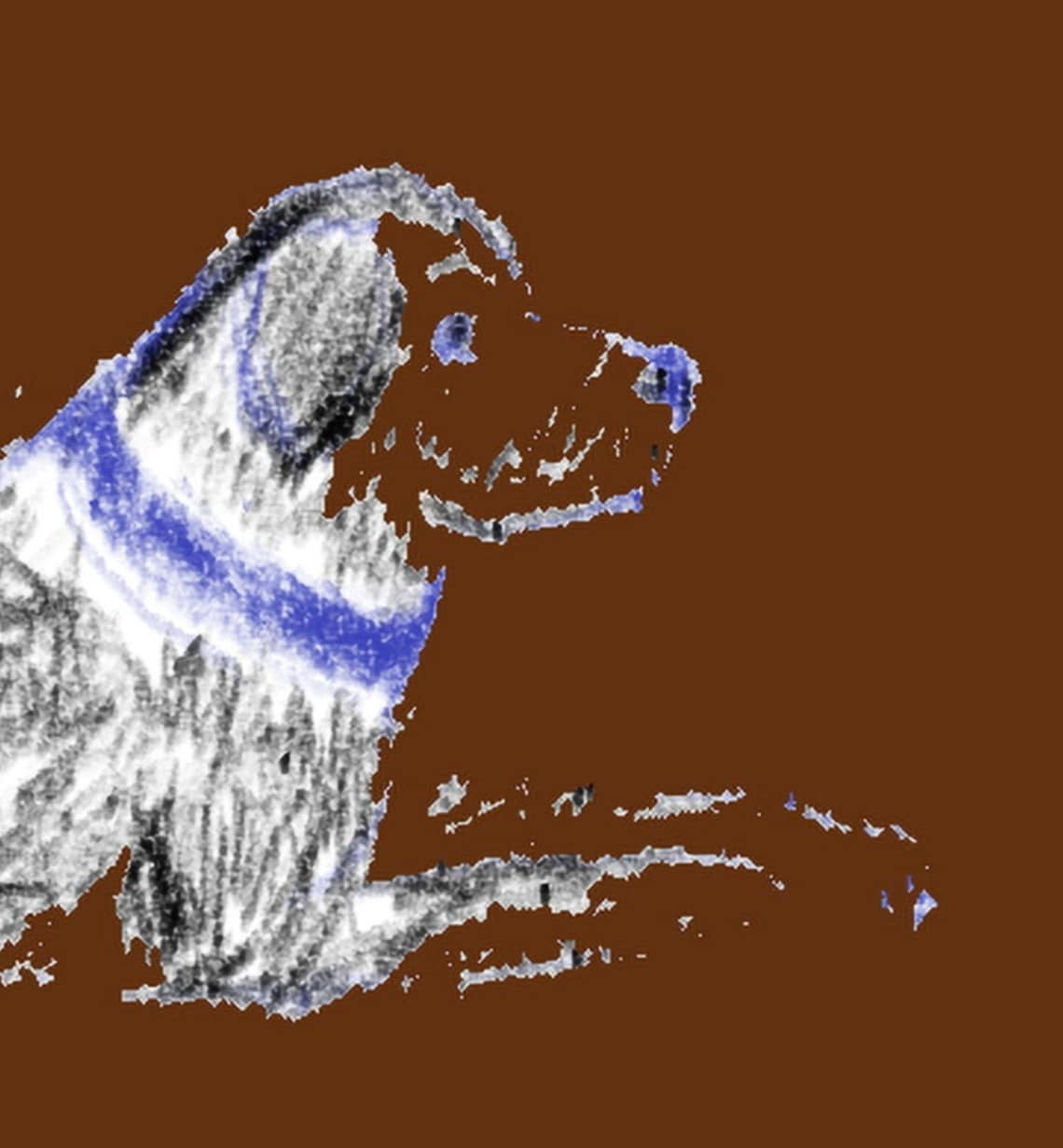 Black Dog Abstract, Labrador Print, Dog Wall Print, Printable Dog Art ...